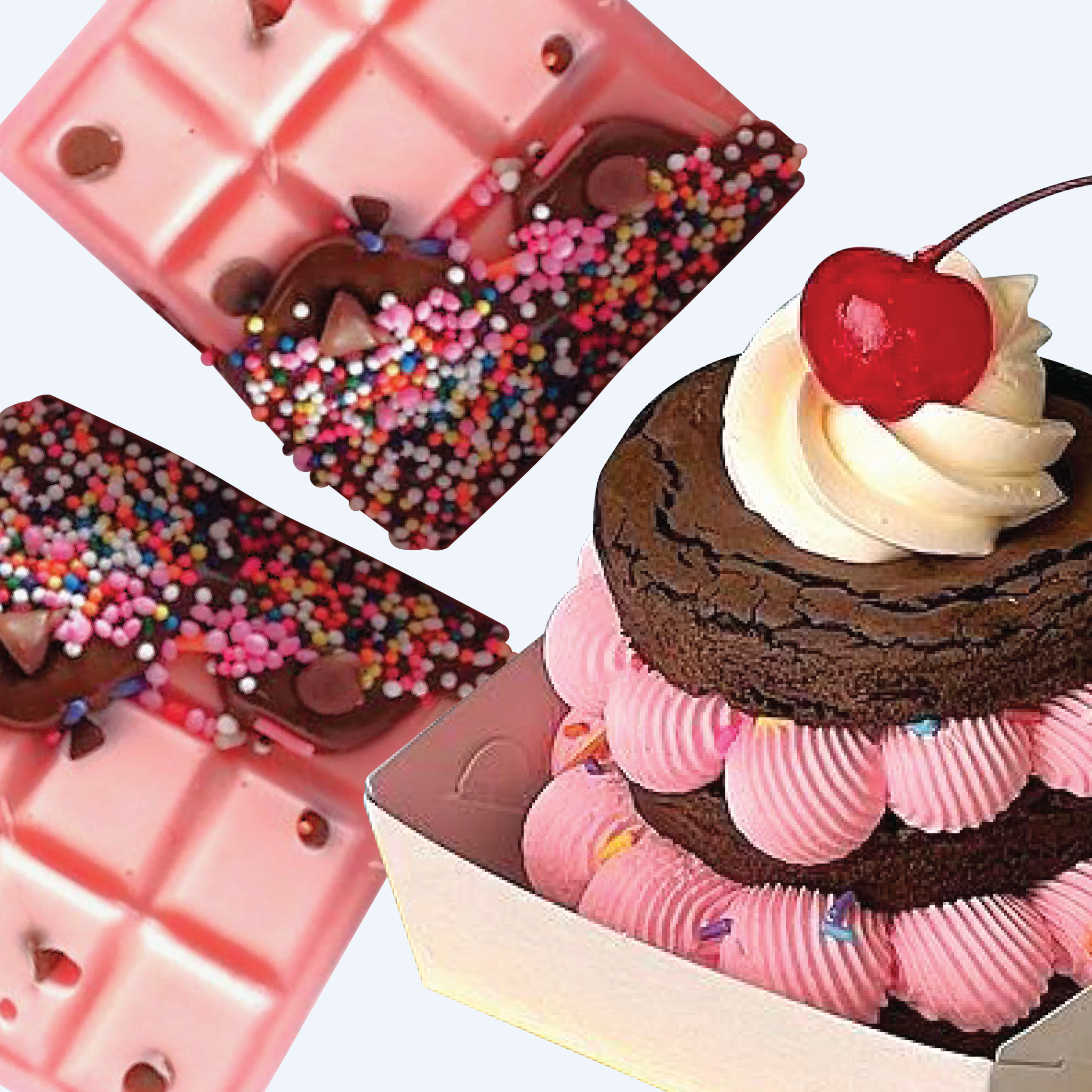 Fudgy Chocolate Cake + Chocolate Bar – Gobblin.Club